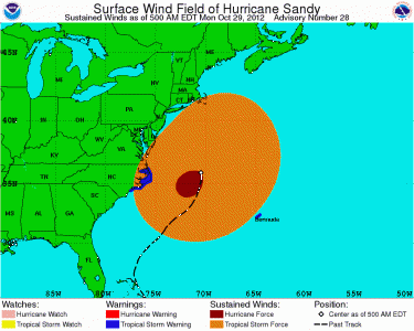NWS Confirms Sandy Was Not a Hurricane At Landfall | Climate Central