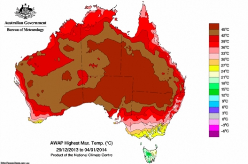 Australia's 2014 Heat Wave Picks Up Where 2013 Left Off | Climate Central