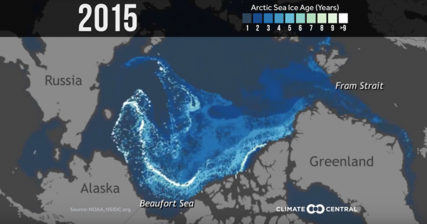 This 23-Second Video Shows Old Arctic Sea Ice's Demise | Climate Central