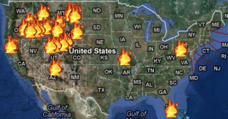 Interactive Wildfire Map Shows Outbreaks in Real-Time | Climate Central